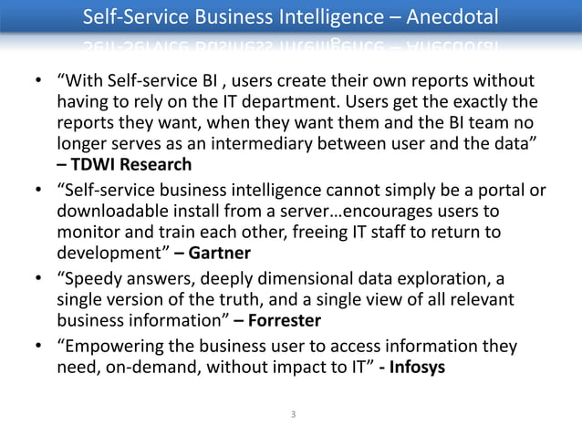 Business Intelligence - Architecture & Execution Done Right | PPTX | Databases | Computer ...