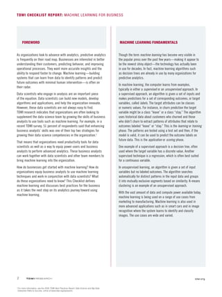 Machine Learning for Business - Eight Best Practices for Getting ...