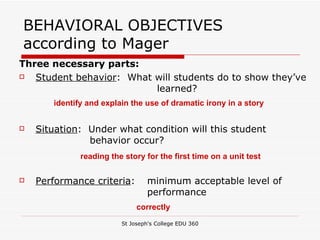 Writing Instructional Objectives | PPT
