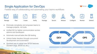 TDX19 - Accelerate DevOps with GitLab and Salesforce | PPT