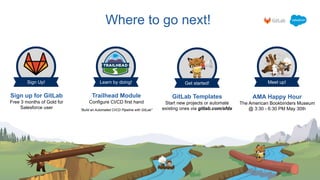 TDX19 - Accelerate DevOps with GitLab and Salesforce | PPT