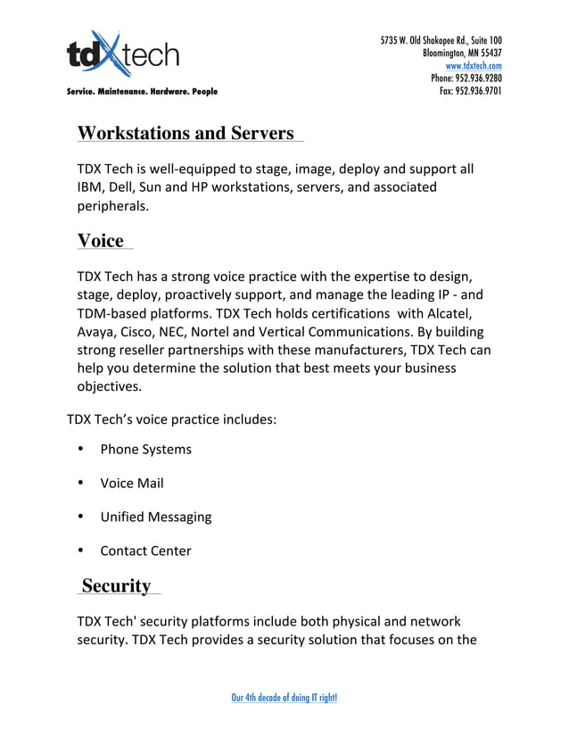 TDX Tech Competencies | PDF