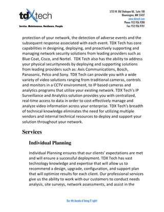 TDX Tech Competencies | PDF