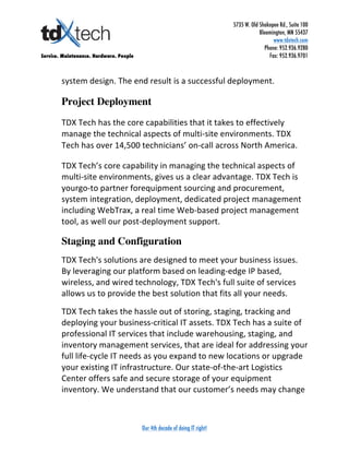 TDX Tech Competencies | PDF