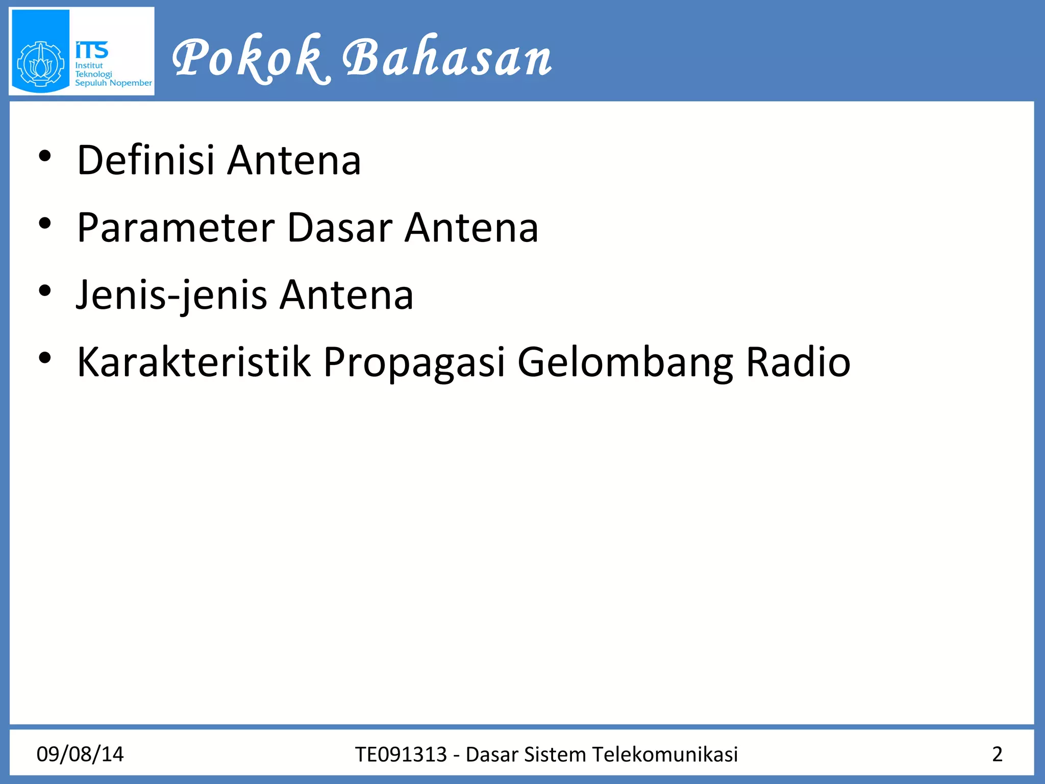 Te 09-1313 #07 - sistem antena&proagasi (ver1) | PPT