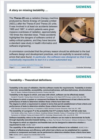 Design for Testability: A Tutorial for Devs and Testers | PDF