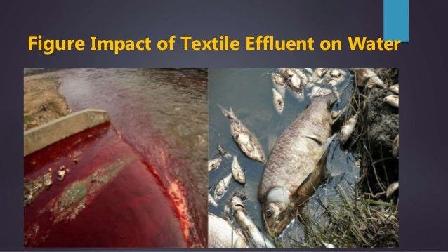 Impact of Textile Effluent on Environment