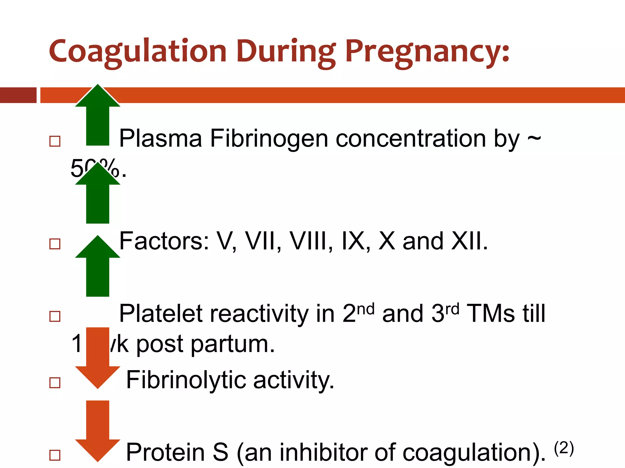 Thromboembolism in pregnancy | PPTX