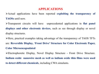 TRANSPARENT ELECTRONICS | PPT