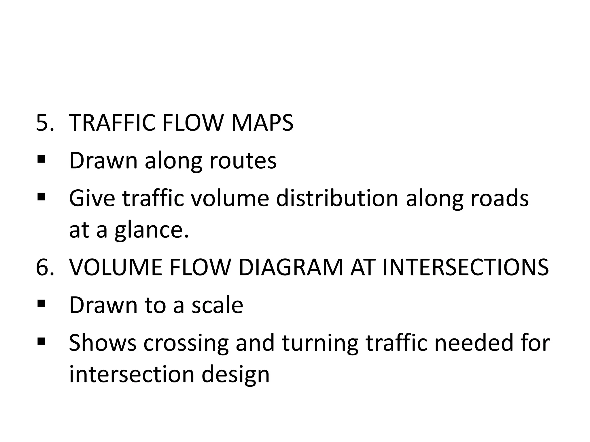 TRAFFIC VOLUME STUDIES | PPTX