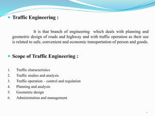 traffic characteristics | PPTX
