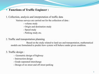 traffic characteristics | PPTX