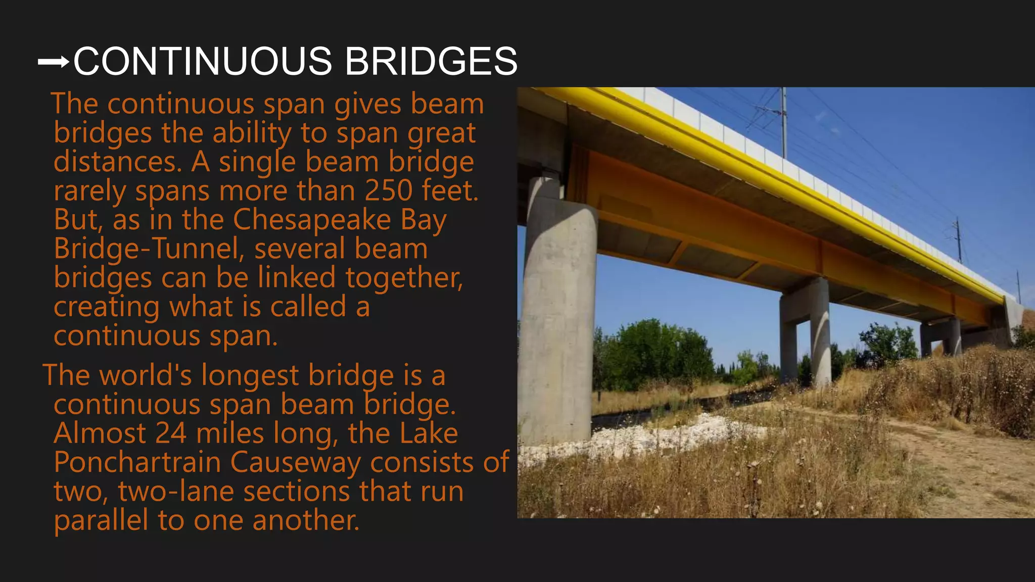 DIFFERENT TYPES OF ROAD AND RAILWAY BRIDGES | PPTX
