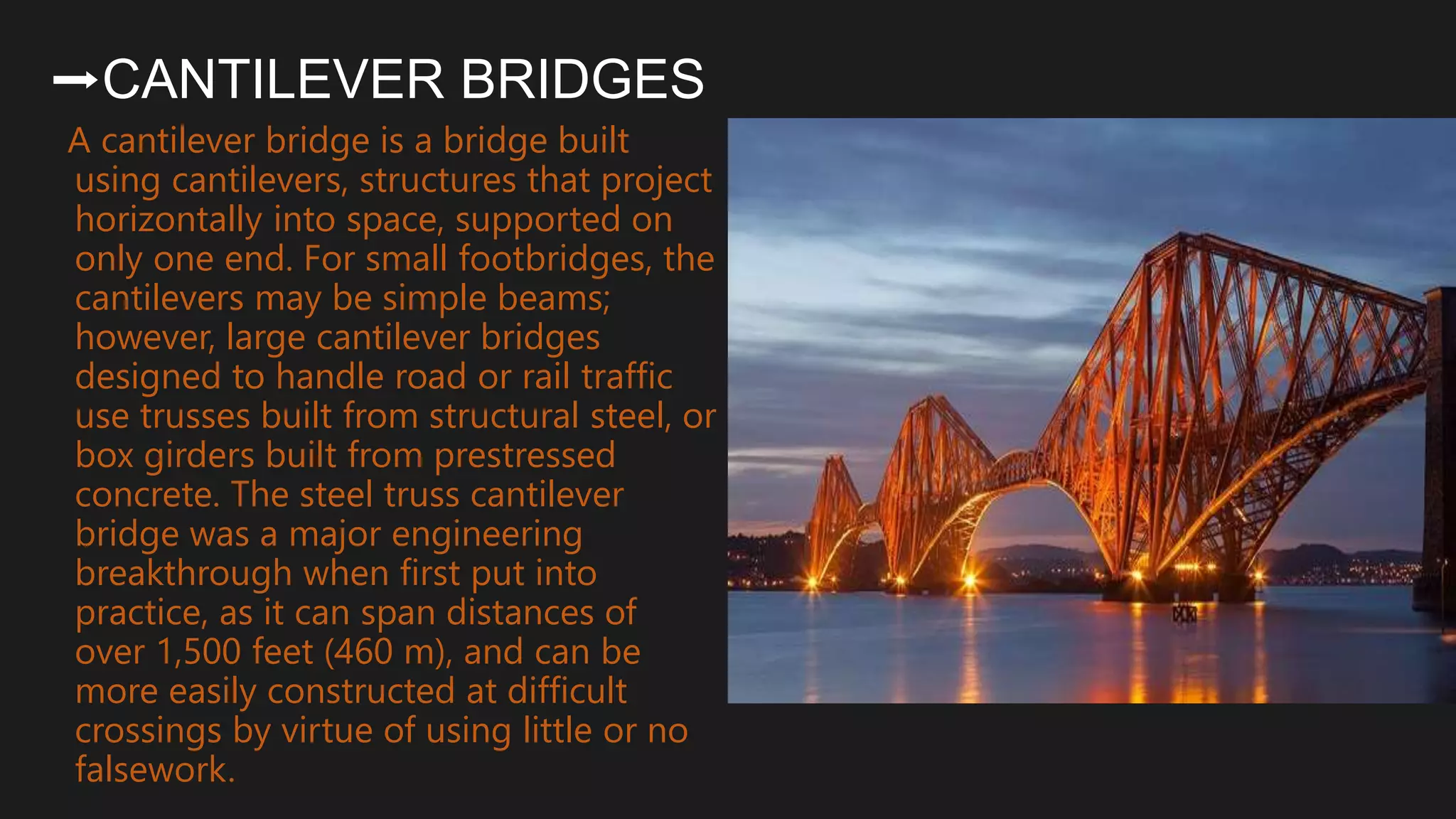 DIFFERENT TYPES OF ROAD AND RAILWAY BRIDGES | PPTX