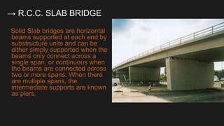 DIFFERENT TYPES OF ROAD AND RAILWAY BRIDGES | PPTX