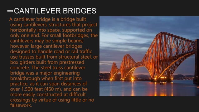 DIFFERENT TYPES OF ROAD AND RAILWAY BRIDGES | PPTX