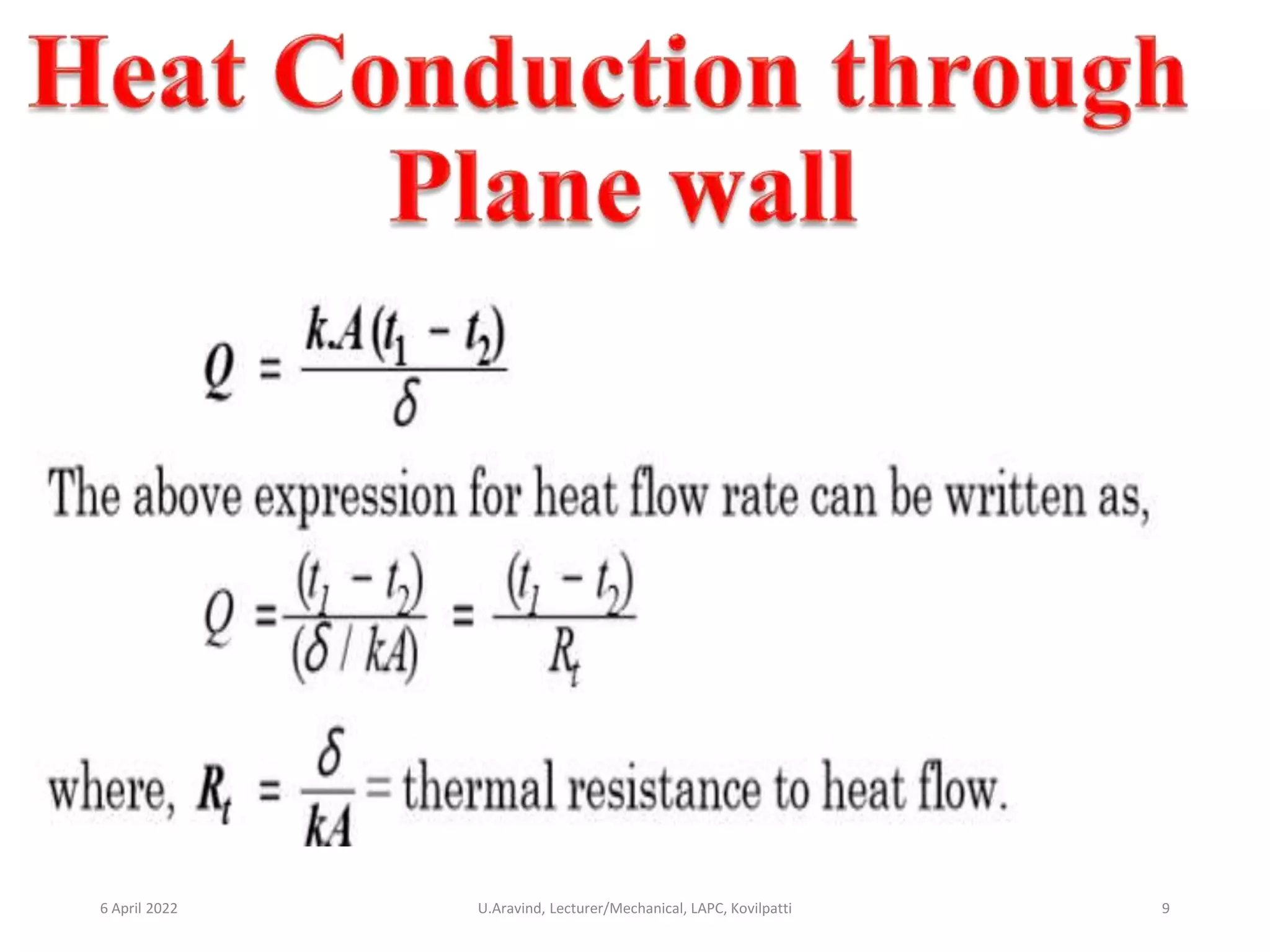 Thermal Engineering-I Unit 2 PPT - Heat Transfer PPT N Scheme III Sem ...