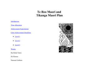 Te reo maori doc | DOC