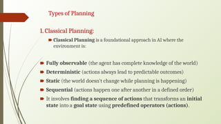 TE-AI-Unit VI notes using planning model | PPTX