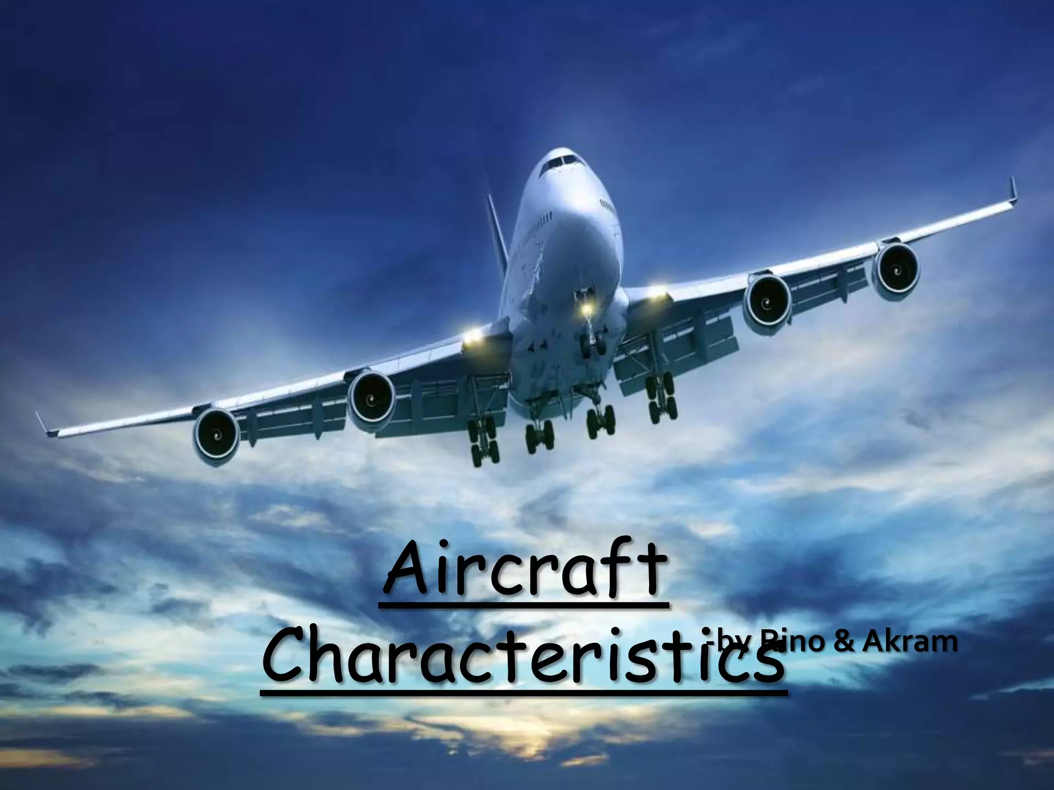 Aircraft Characteristics | PPTX