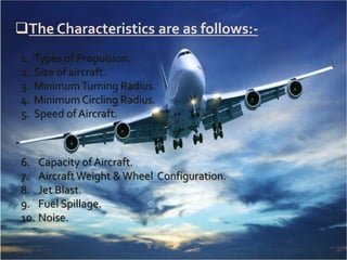 Aircraft Characteristics | PPTX