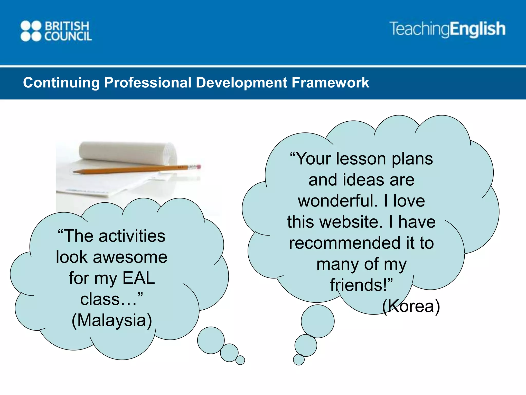Continuing Professional Development for Teachers | PPT