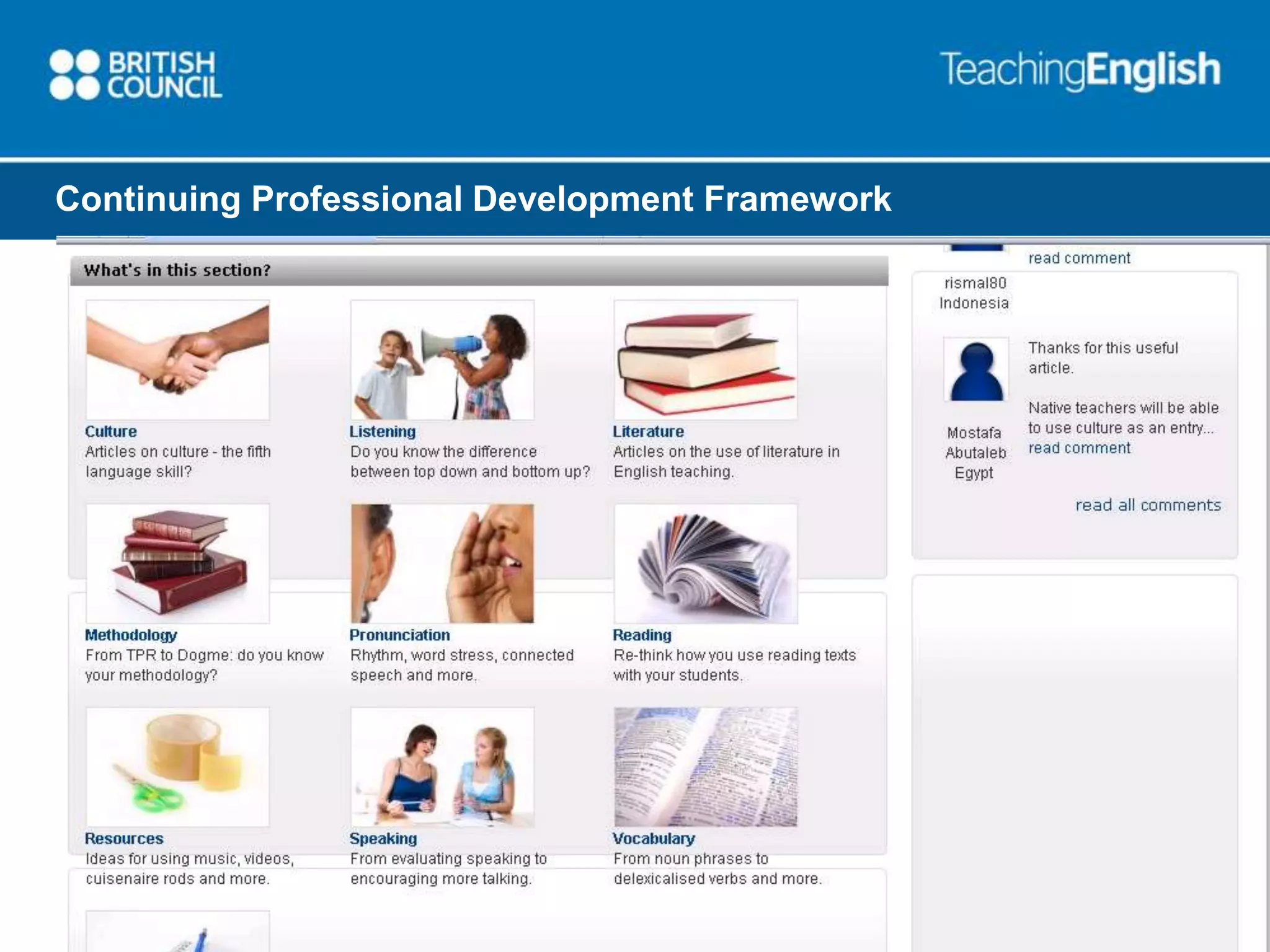 Continuing Professional Development for Teachers | PPT