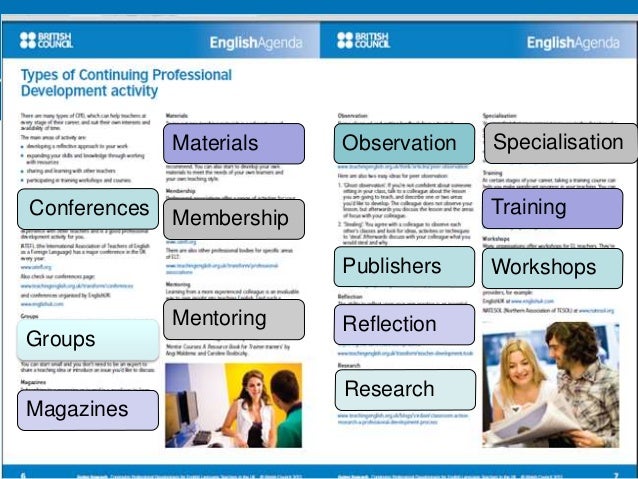 Continuing Professional Development for Teachers