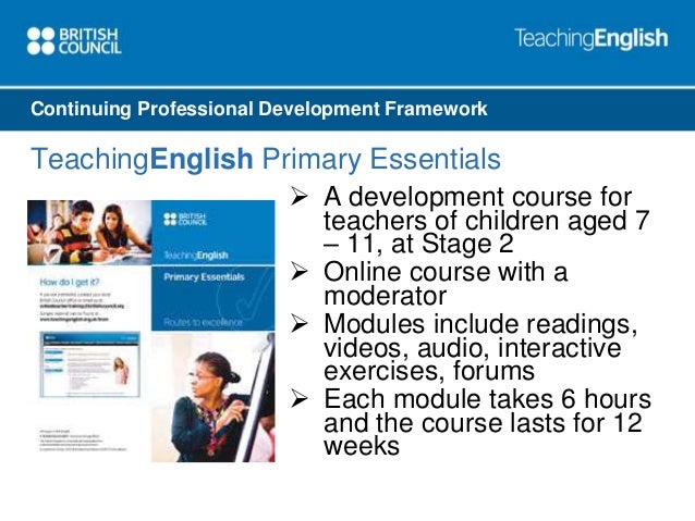 Continuing Professional Development for Teachers