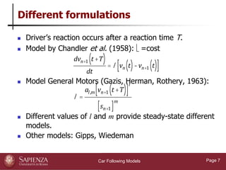 TE ITS 2018-lesson 7 car following models v01 | PPTX