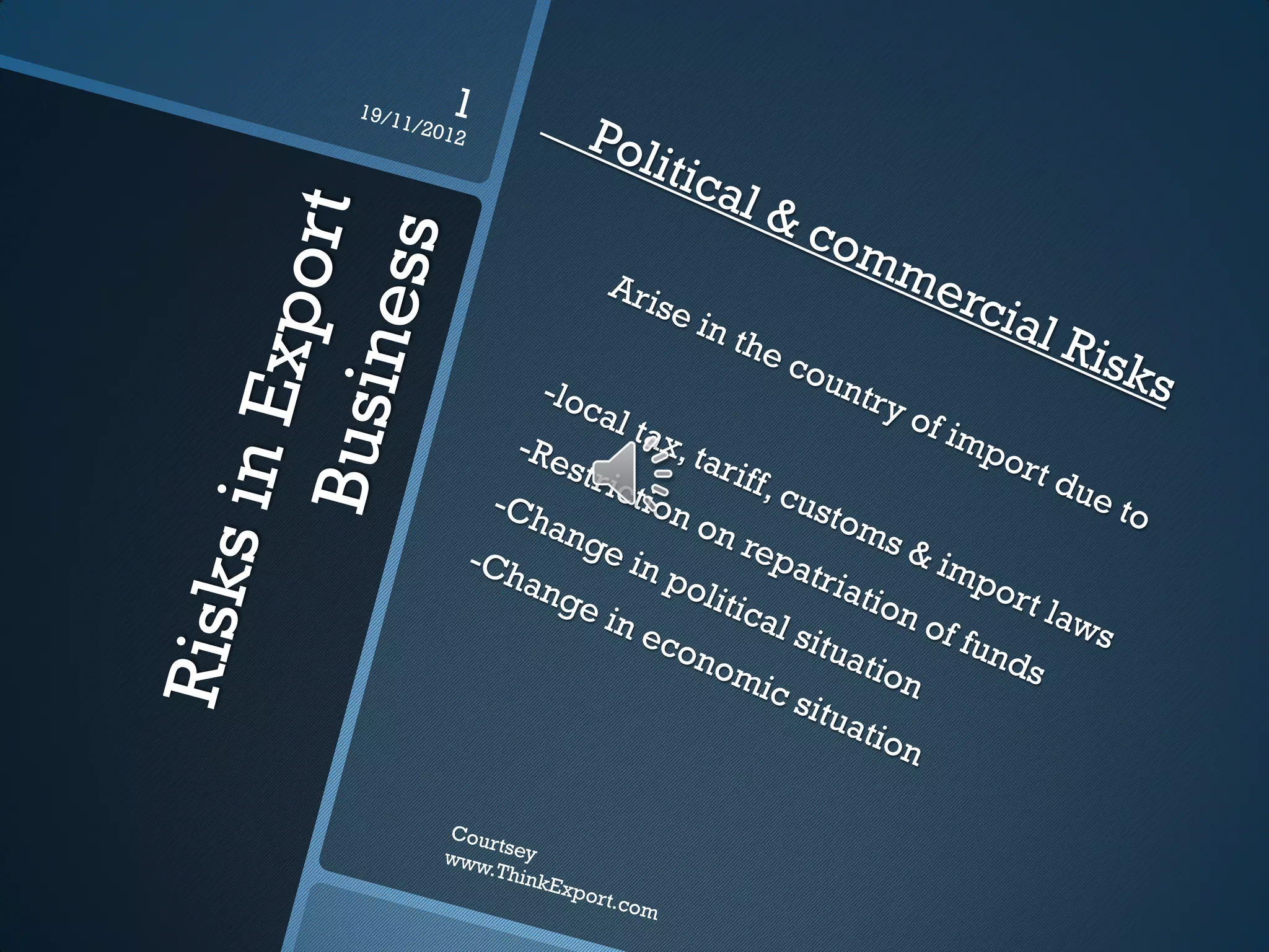 Risks in export business | PDF