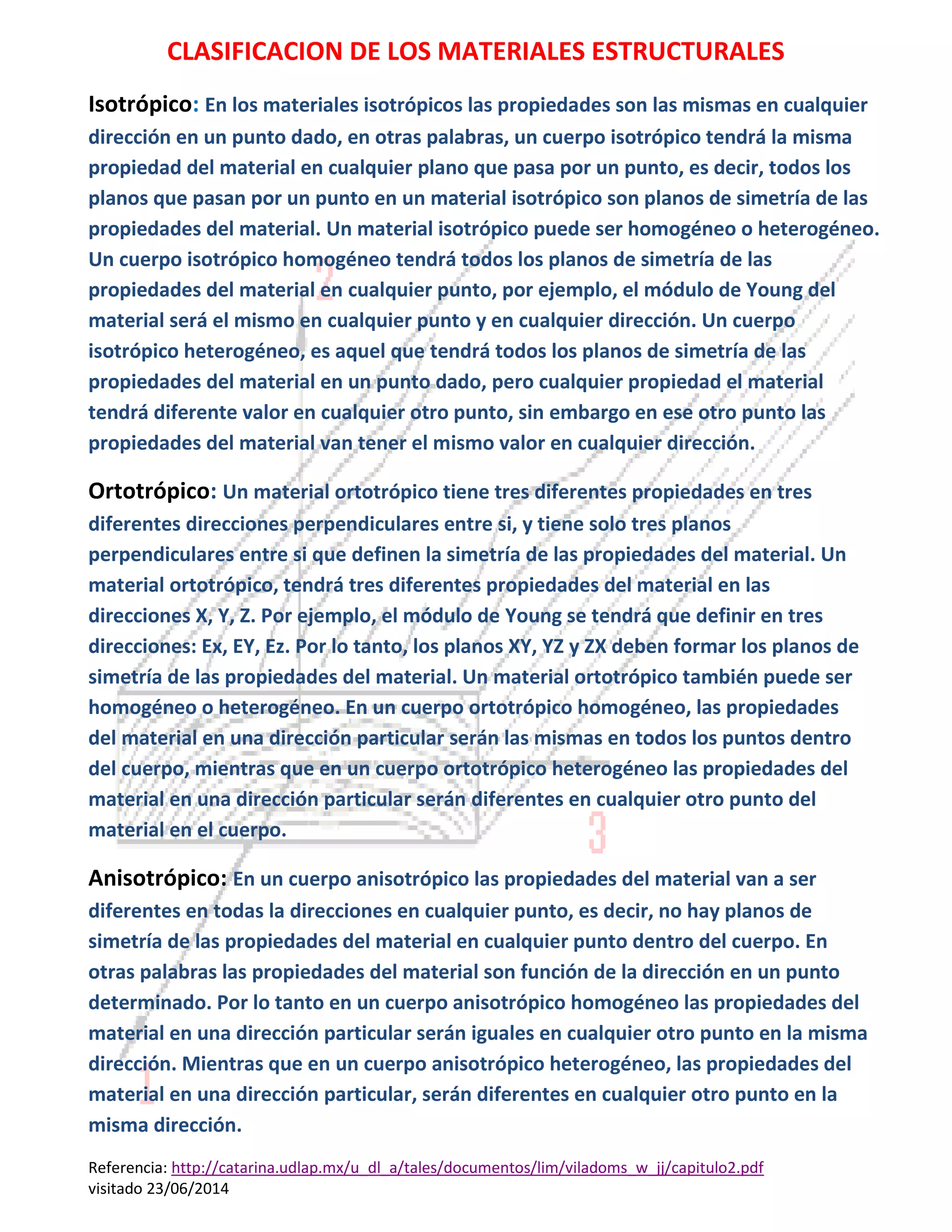 Clasificación de los materiales estructurales | PDF