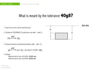 03. Dimensional tolerances | PPT