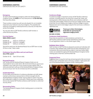 SAP TechEd Las Vegas Onsite Guide | PDF | Technology Industry | Industries