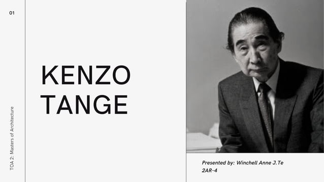 TE_2AR4_TOA 2 PRESENTATION - KENZO TANGE | PDF