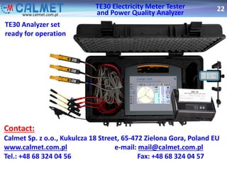 TE30-Electricity-Meter-Tester-and-Power-Quality-Analyzer-Presentation ...