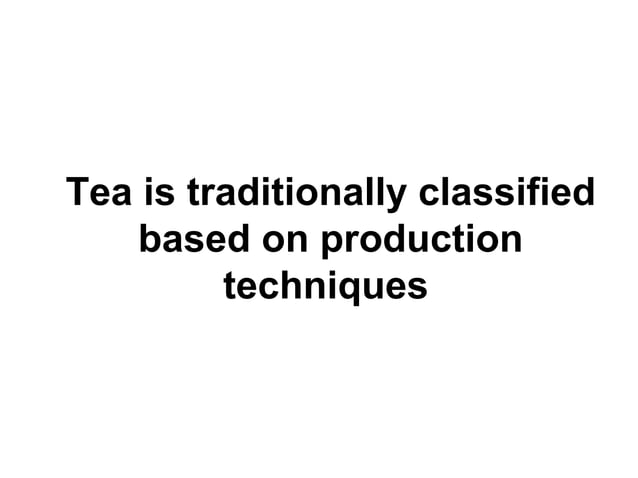 Tea | PPT