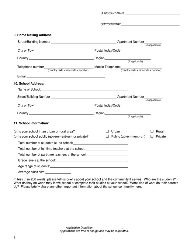 Tea application-2012 | PDF