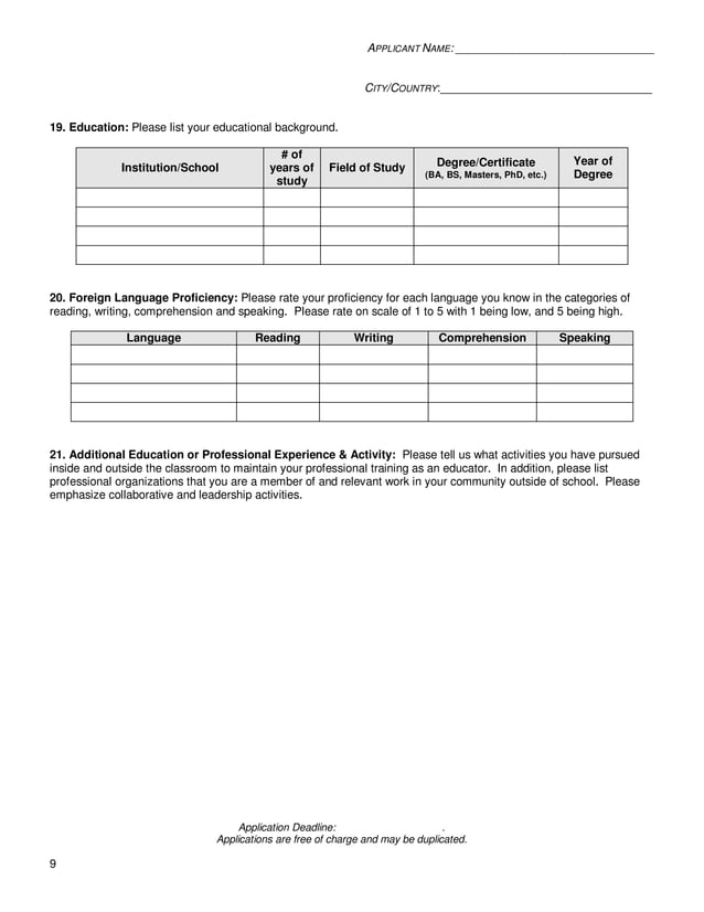 Tea application-2012 | PDF