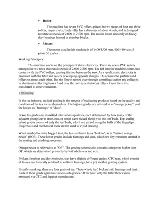 Tea Manufacturing & Packaging | PDF
