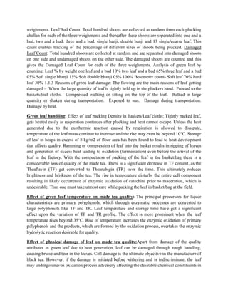 Tea Manufacturing & Packaging | PDF