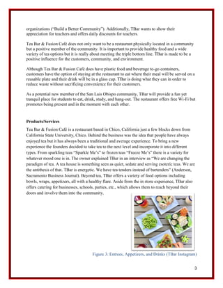 Tea Bar & Fusion Cafe Proposal | PDF