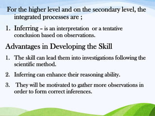 science processes | PPTX