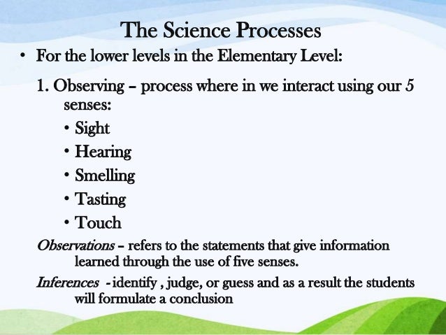 science processes