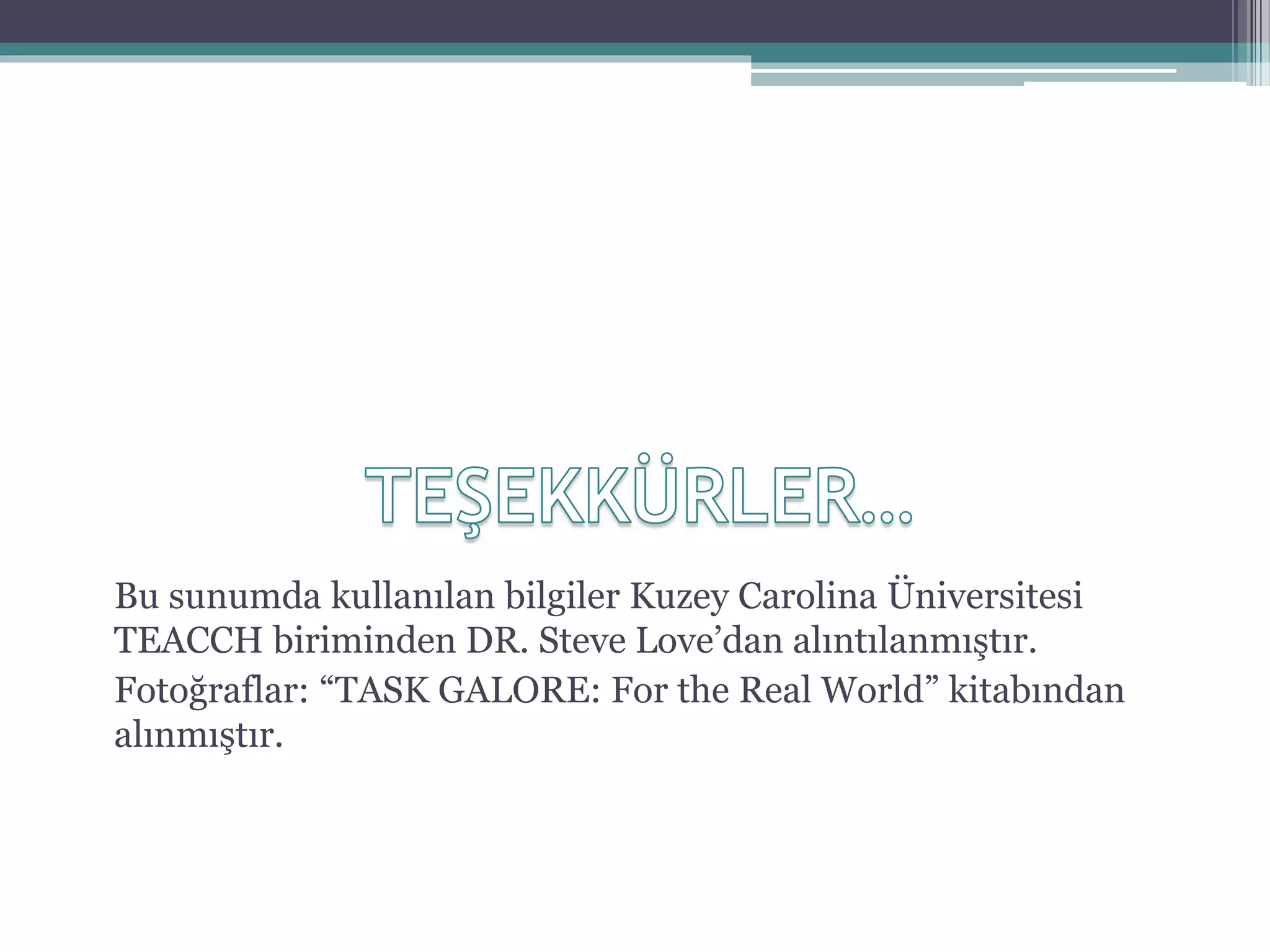 TEACCH | PPT