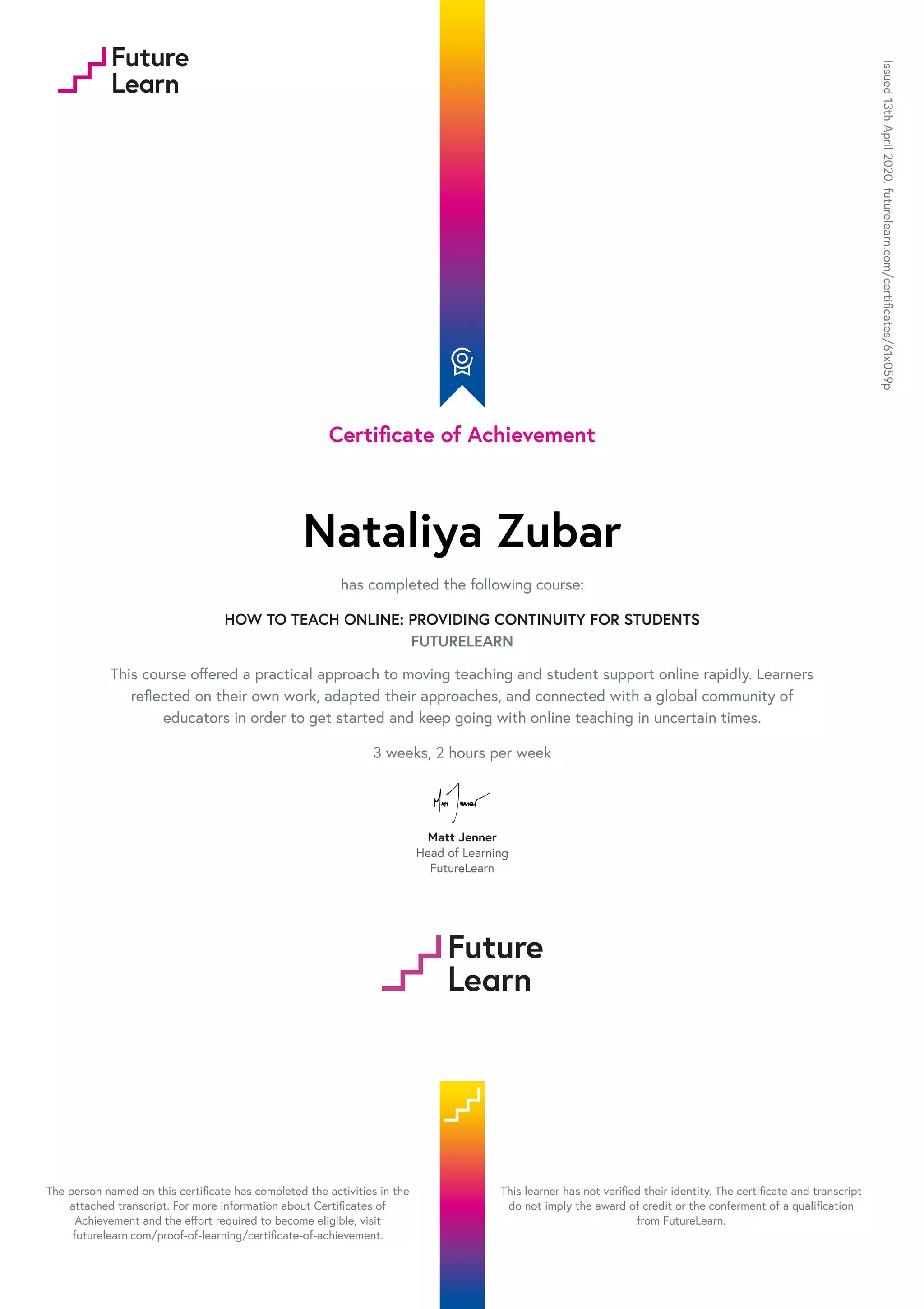 HOW TO TEACH ONLINE: PROVIDING CONTINUITY FOR STUDENTS FUTURELEARN | PDF