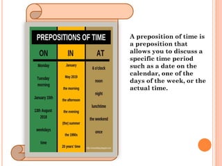 Preposition of time | PPT