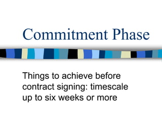 Teach 3 commitment phase | PPTX