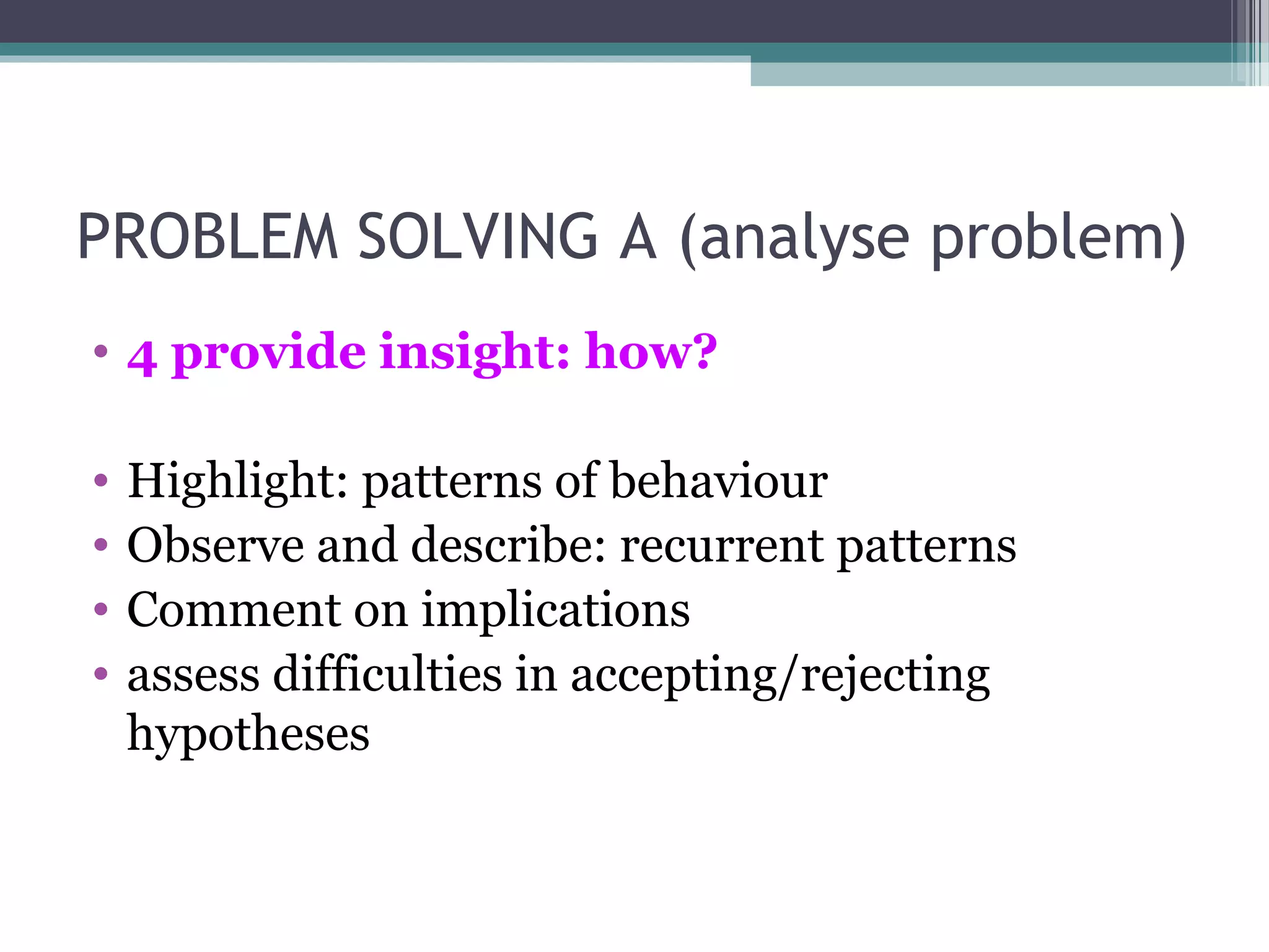 Teach 7 problem solving | PPT