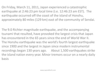 Teachable moment the japan earthquake and tsunami | PPT